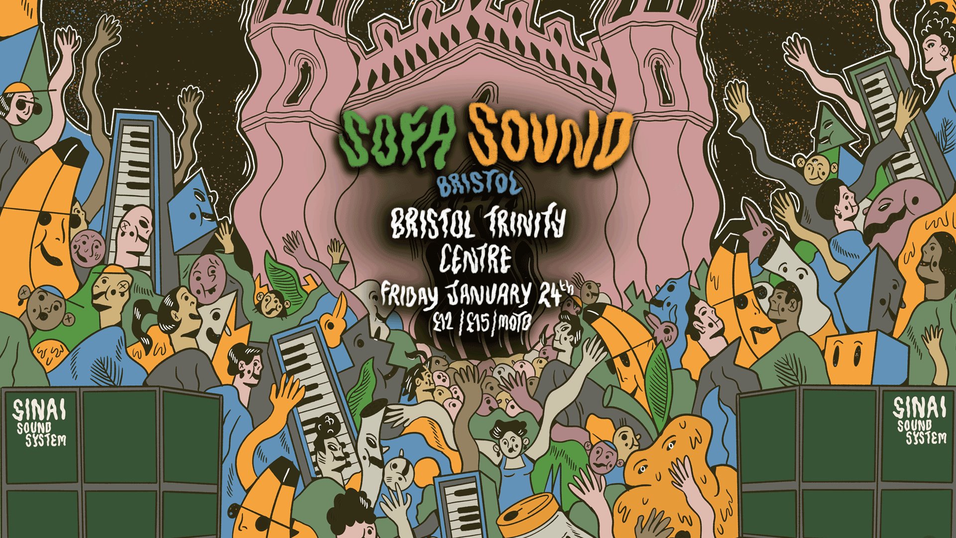24/1, Bristol. Sofa Sound: Commix, Bladerunner, Critical Impact, DLR ...