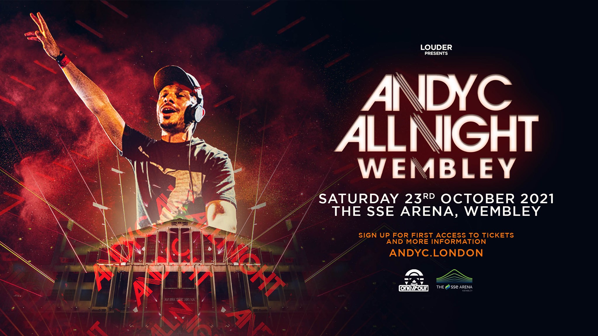 23/10, London. Louder presents… Andy C All Night @ The SSE Arena ...