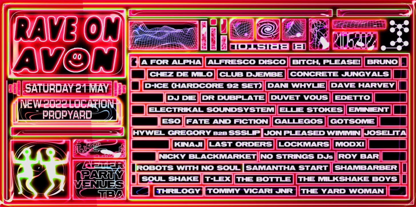 21/5, Bristol. Rave On Avon- Return of the Rave @ Motion – Drum+Basics